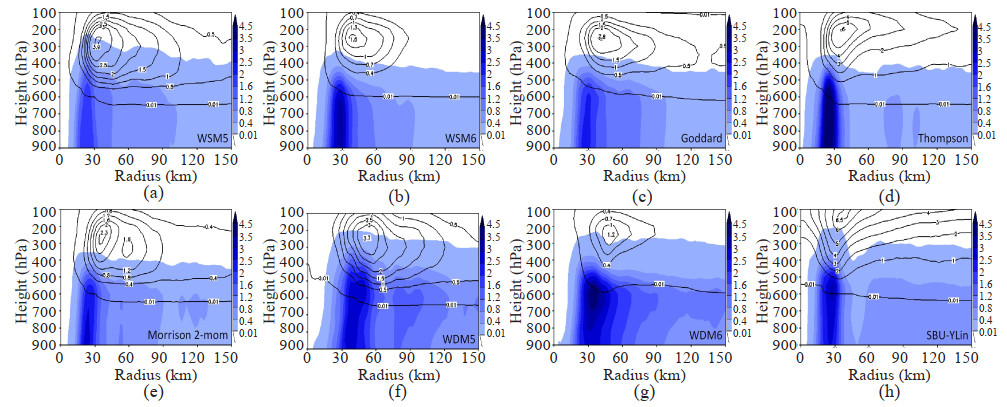 Impact of Different Cloud Microphysics Parameterization Schemes on ...