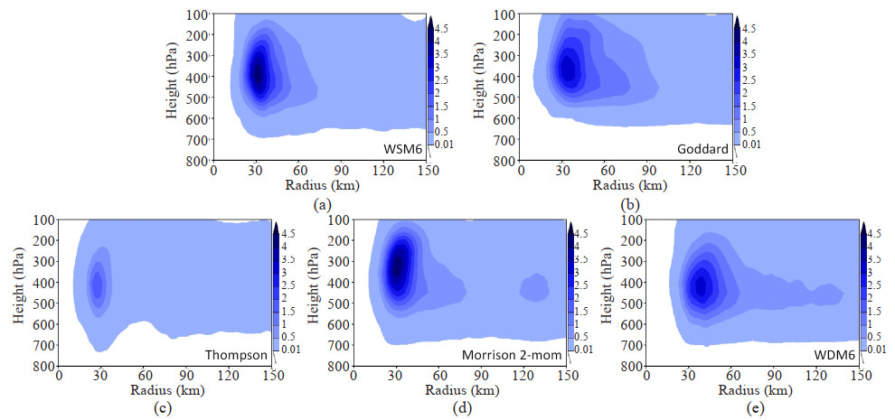 Impact of Different Cloud Microphysics Parameterization Schemes on ...