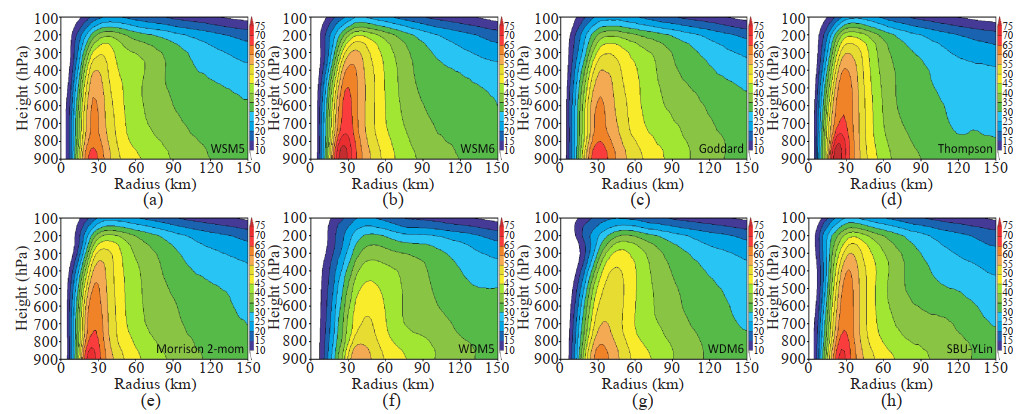 Impact of Different Cloud Microphysics Parameterization Schemes on ...