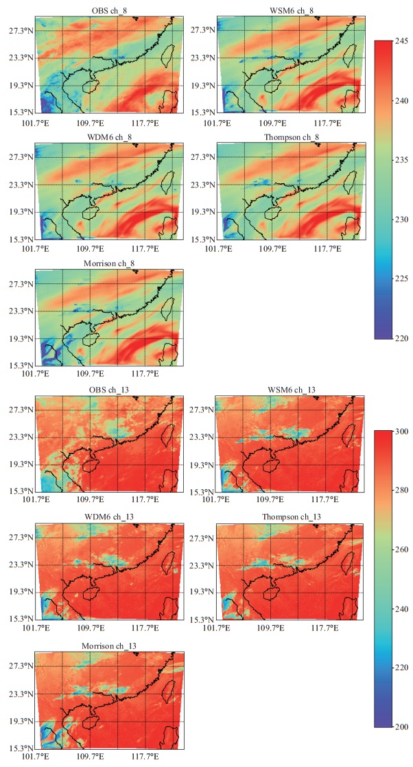 Evaluation of Cloud Microphysics for All-Sky Radiance Simulation During ...